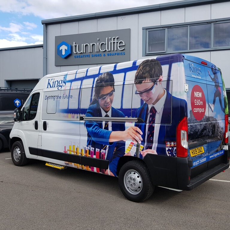 Minibus Graphics | Business Branding | Tunnicliffe Signs