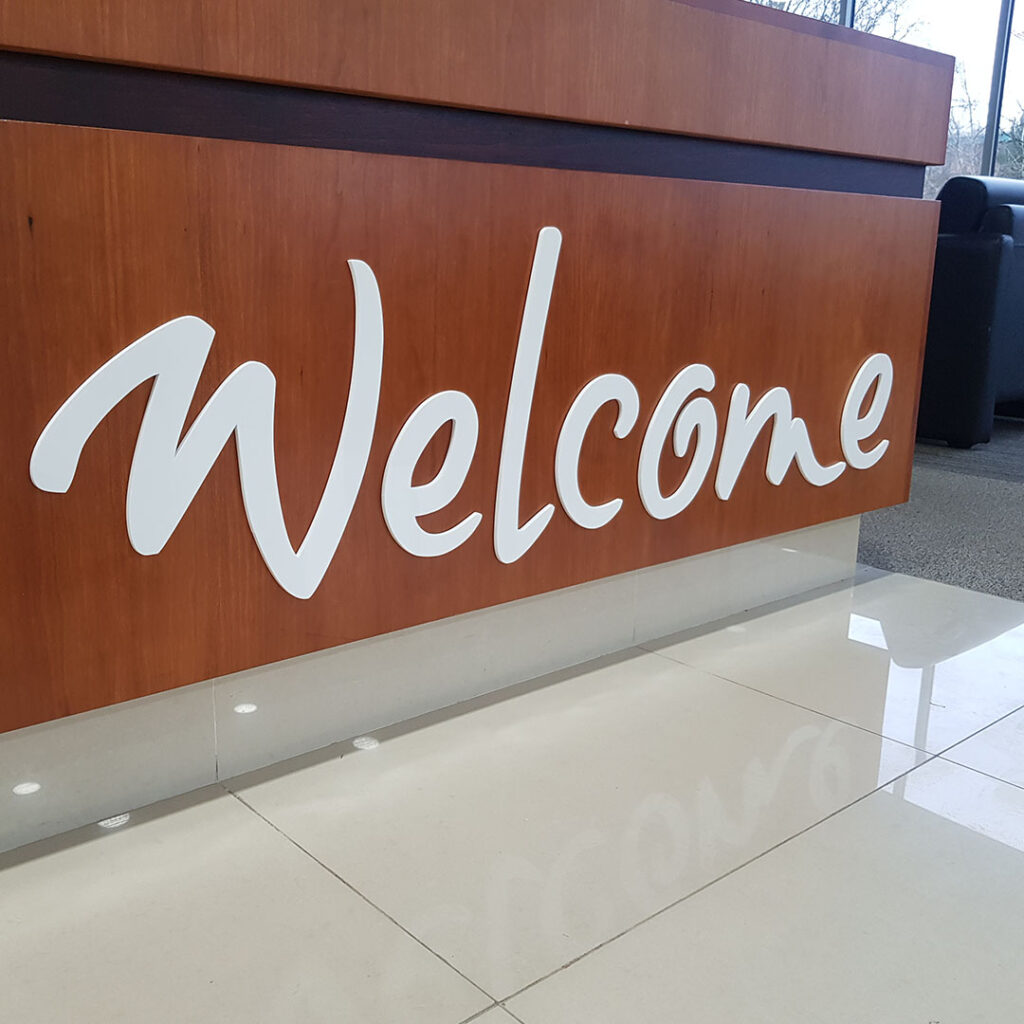 Flat Cut Letter Signs | Business Branding | Tunnicliffe Signs