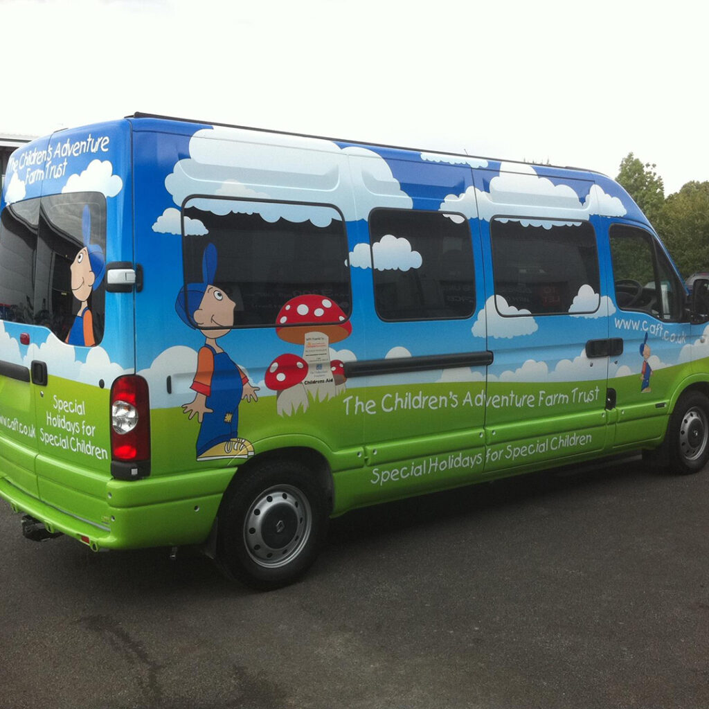 Minibus Graphics | Business Branding | Tunnicliffe Signs