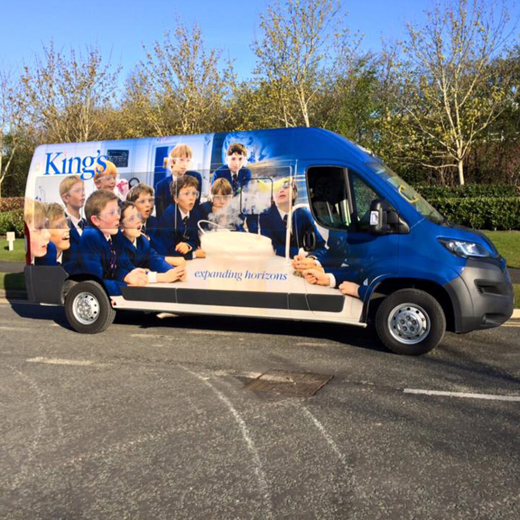 Minibus Graphics | Business Branding | Tunnicliffe Signs