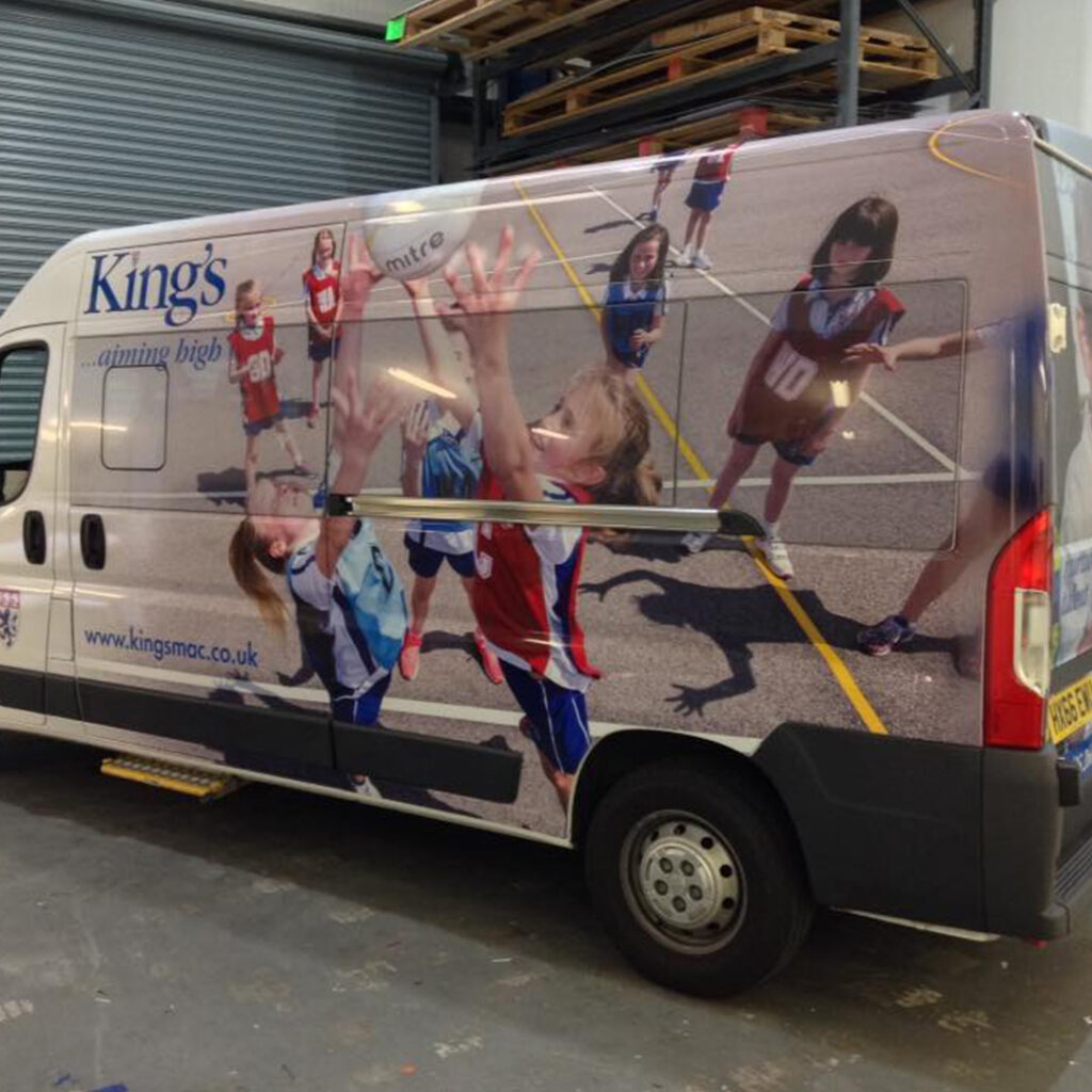 Minibus Graphics | Business Branding | Tunnicliffe Signs